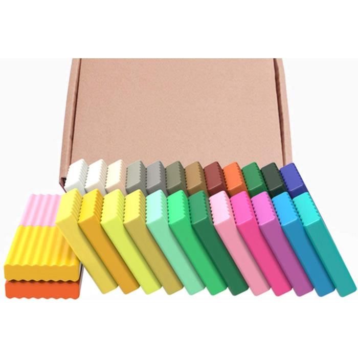 60 Couleurs Set De Pâte à Modeler DIY Creative Polymer Clay Soft ...