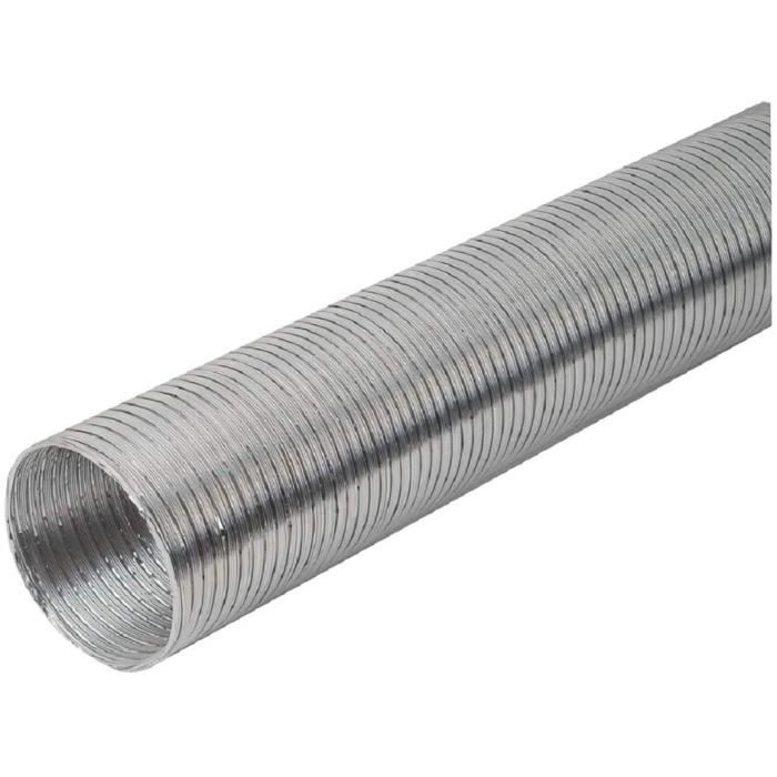 Tuyau flexible en aluminium - Diamètre : 120 mm - Longueur : 1,5 m ... Tuyau flexible en aluminium - Diamètre : 120 mm - Longueur : 1,5 m ...