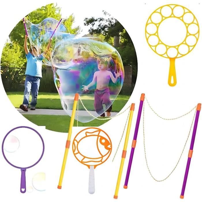 Machine À Bulles Pour Enfants, Ensemble De Bulles Géantes, Kit De 6 ...