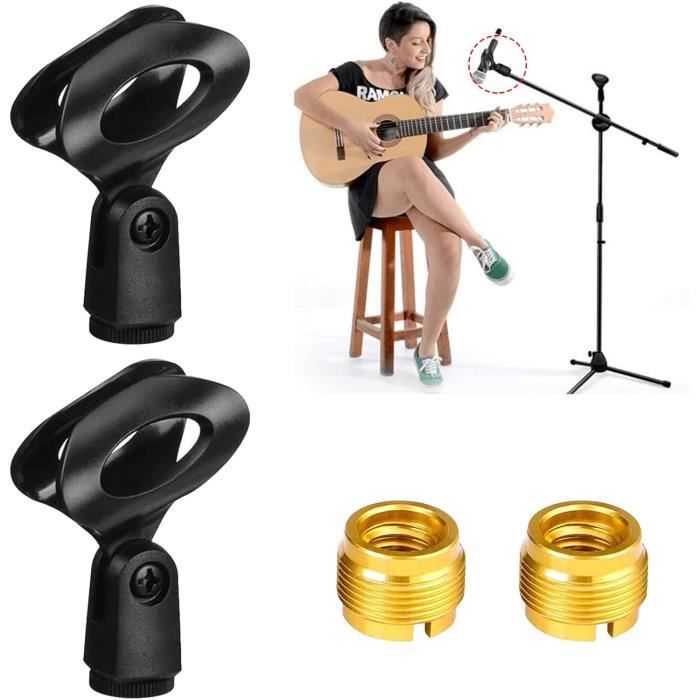 Pince Micro, Support Universel De Microphone, Clip De Qualité À Ressort ...