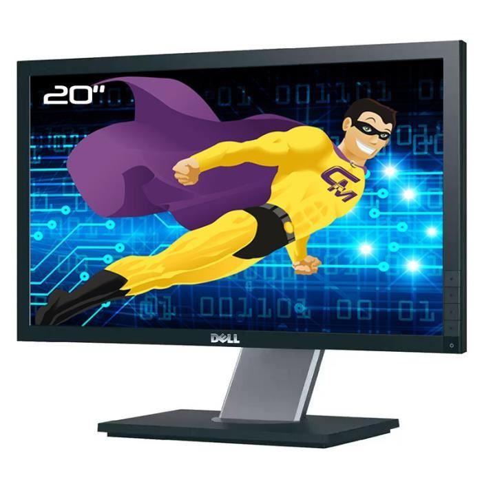 Ecran PC 20" LCD DELL P2011Ht 0646PK WideScreen DVI-D VGA 2x USB VESA ...
