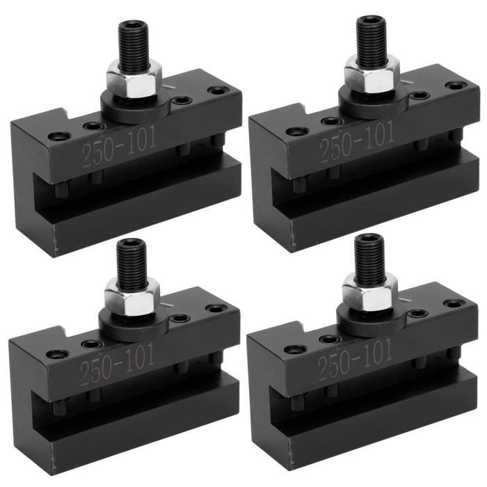 Hililand Poteau d'outil à changement rapide 4pcs Outil d'Alésage à ...