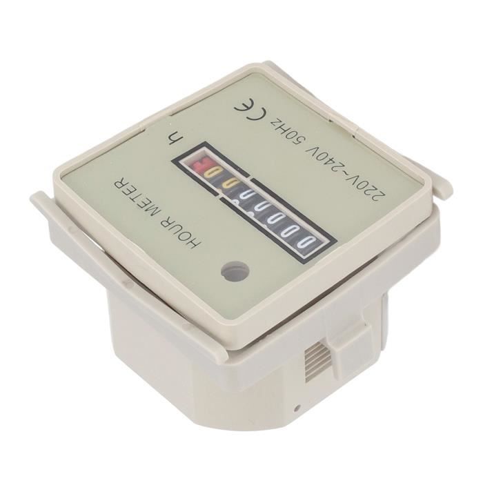HURRISE Hour Meter, Electronic Timer Wear Resistant AC 220‑240V for ...