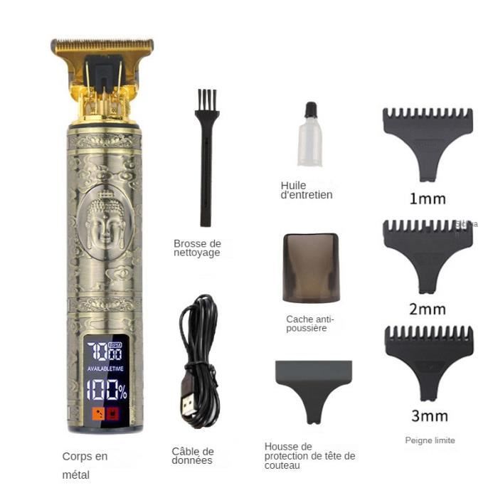 Tondeuse Cheveux Hommes pour homme avec chargement USB, Tondeuse Barbe Electriques ...
