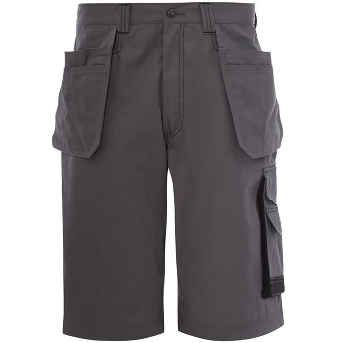 Alexandra - Short TUNGSTEN - H Gris / noir - Cdiscount Prêt-à-Porter