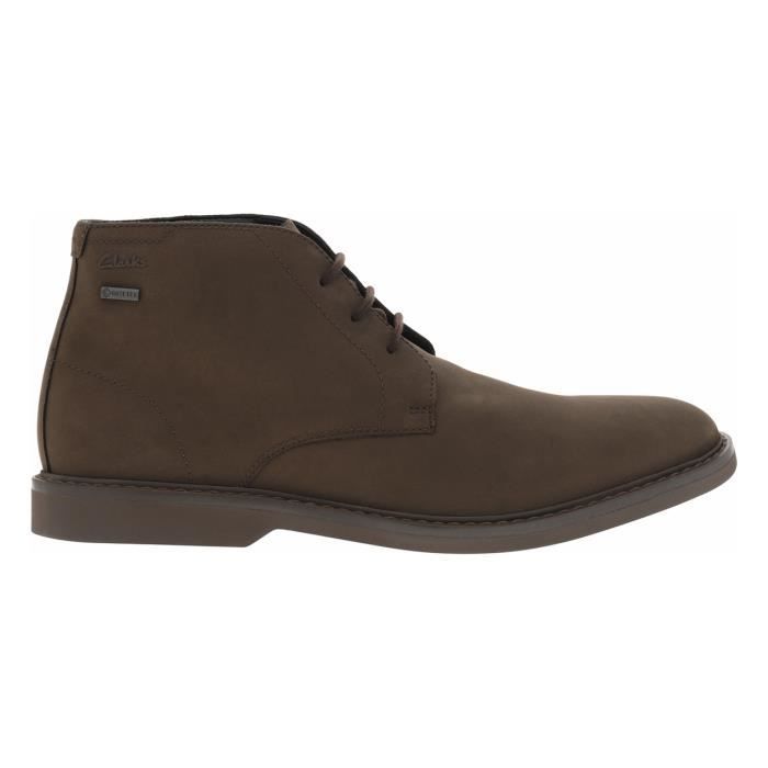 Bottines cuir nubuck CLARKS marron Marron - Cdiscount Chaussures
