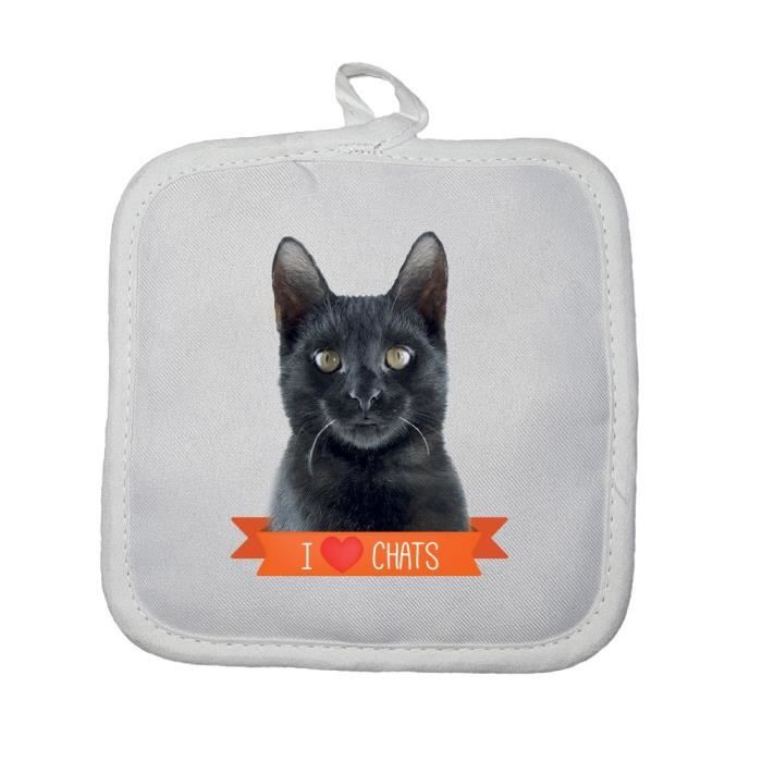 Manique gant de cuisine chat noir - Cdiscount Maison