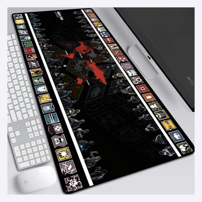 Tapis De Souris Rainbow Six Siege 800X300Mm, Tapis De Souris Speed ...