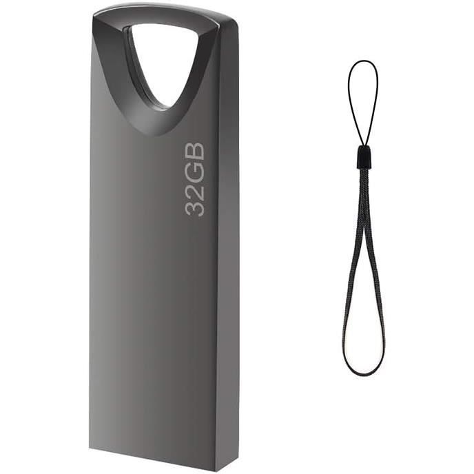 Clé USB 32 GO, Mini Cle USB 32 Giga Métal Clef USB 32GO Imperméable USB ...