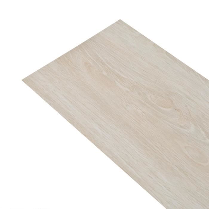 Planche de plancher PVC - SURENHAP - J05045 - 5,02 m² - Chêne blanc - 2 ...