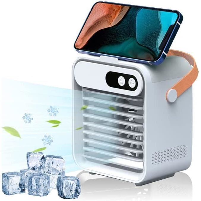 Climatiseur Mobile, 5 In 1 Refroidisseur À Évaporation Usb Avec ...