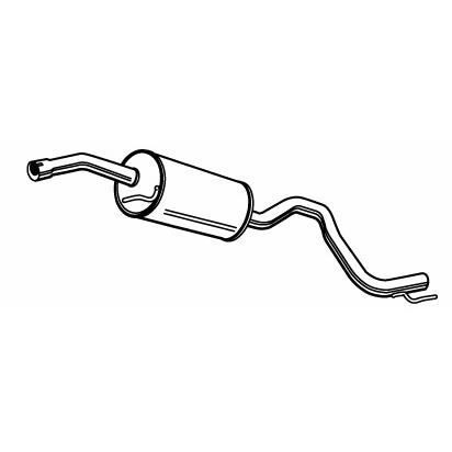 Silencieux central - Walker 22771 - Cdiscount Auto