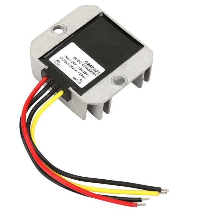 YOSOO convertisseur de tension 18-36V à 24V 1A Convertisseur abaisseur Boost Buck Module ...