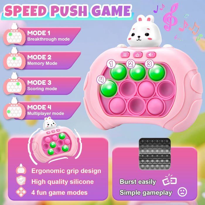 Pop It Fidget Toys Pop It Electronique, Kiddypops - Jeu De Réflexes ...