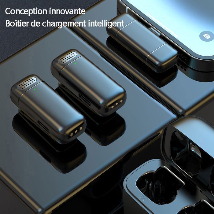 Micro Cravate sans Fil, Mini Micro pour USB C Smartphone Compatible ...