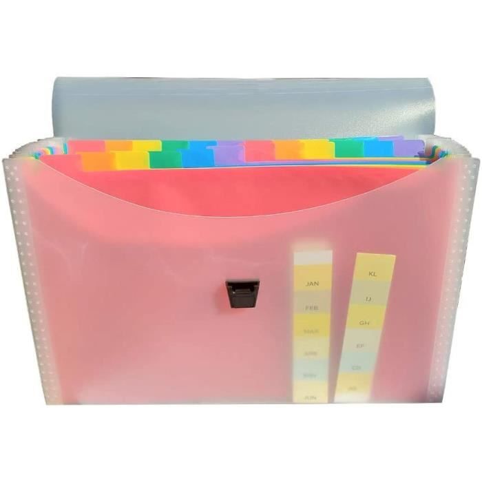 Trieur extensible A4 26 compartiments avec poignée A278 - Cdiscount ...