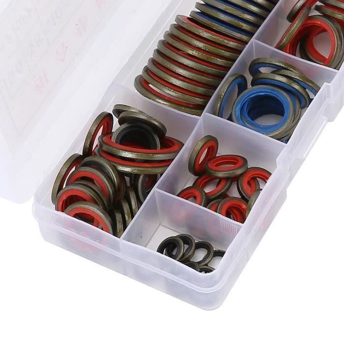 Sing-kits d'assortiment de joints toriques en caoutchouc 80 pièces ...