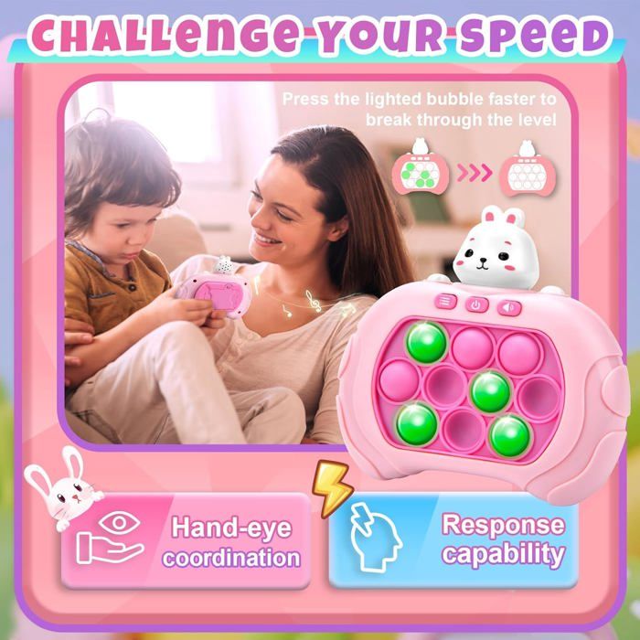Pop It Fidget Toys Pop It Electronique, Kiddypops - Jeu De Réflexes ...