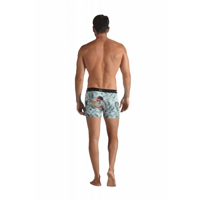 Boxer homme - WAXX - THUG LIFE - Polyester recyclé - Multicolore - Noir ...
