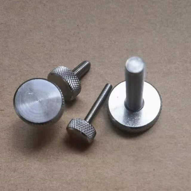 VIS,M5 2PCS-20mm--Vis À Tête Plate Moletée En Acier Inoxydable 304, M3 ...