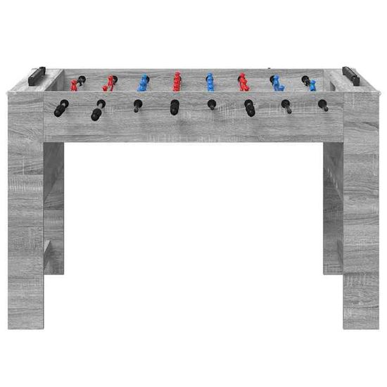 MOT10043-Table de Foosball Gris Sonoma 125 x 60,5 x 80 cm - Cdiscount ...