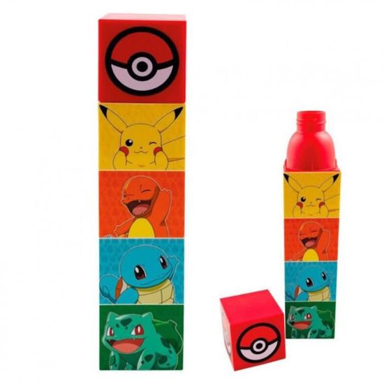 Bouteille d'eau - Pokémon - Pikachu - 650 ml - Rouge - Plastique ...