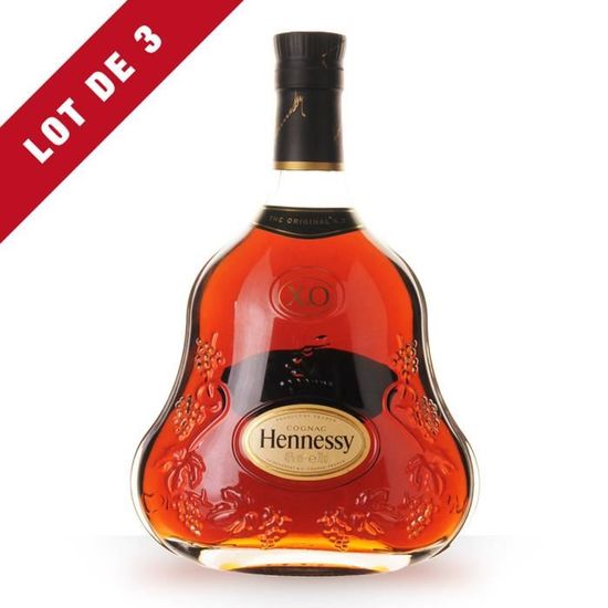 Cognac Hennessy XO 70cl - Lot de 3 - La cave Cdiscount