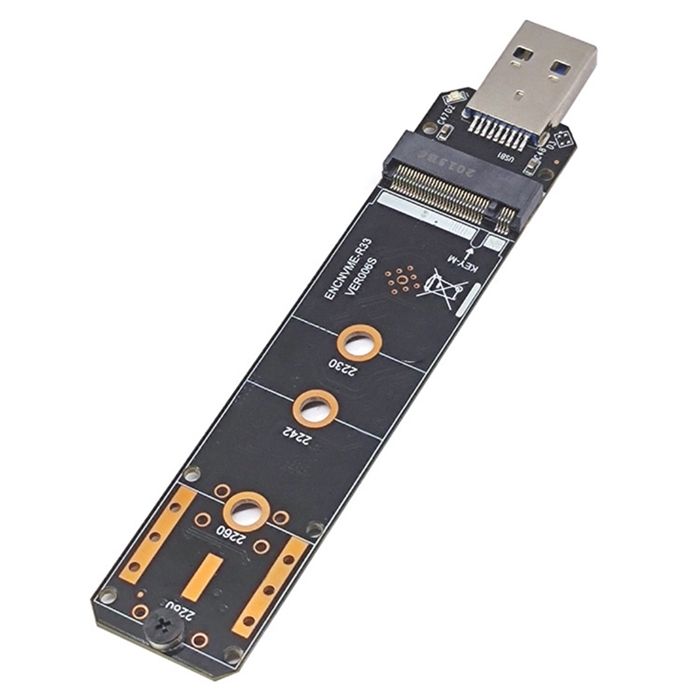 SSD M.2 NVME Vers USB3.2 GEN2 10Gbps Adaptateur SSD M.2 NVME pour 2230224222602280NVME M.2 SSD ...