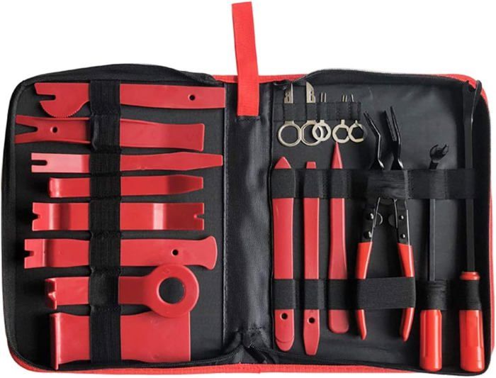 Ensemble d'outils de dépose de garniture de voiture 19 pièces, outils ...