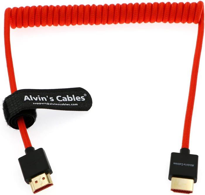 AlvinS Cables 8K 21 Full Hdmi Cble Spiral Tress Pour Atomos Ninja-V 4K ...