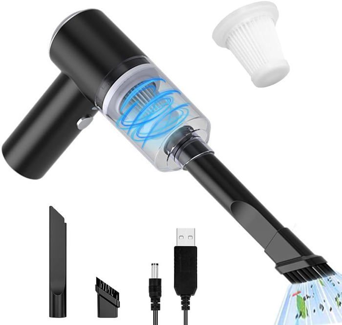 Aspirateur à Main, aspirateur Portable léger sans Fil, Mini aspirateur ...