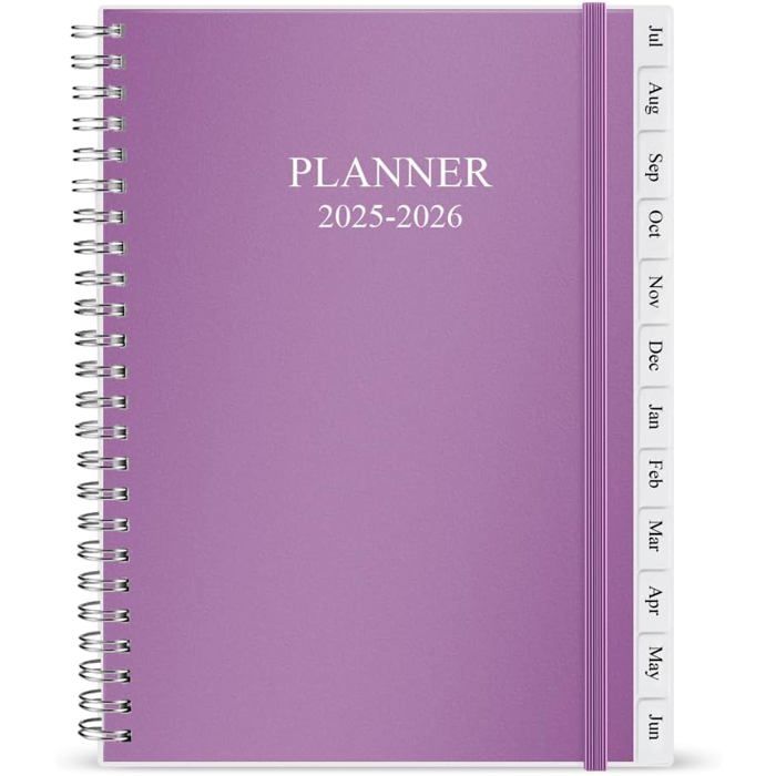 2021 Weekly & Monthly Diary A5 Size with Monthly Tabs,Back Pocket ...