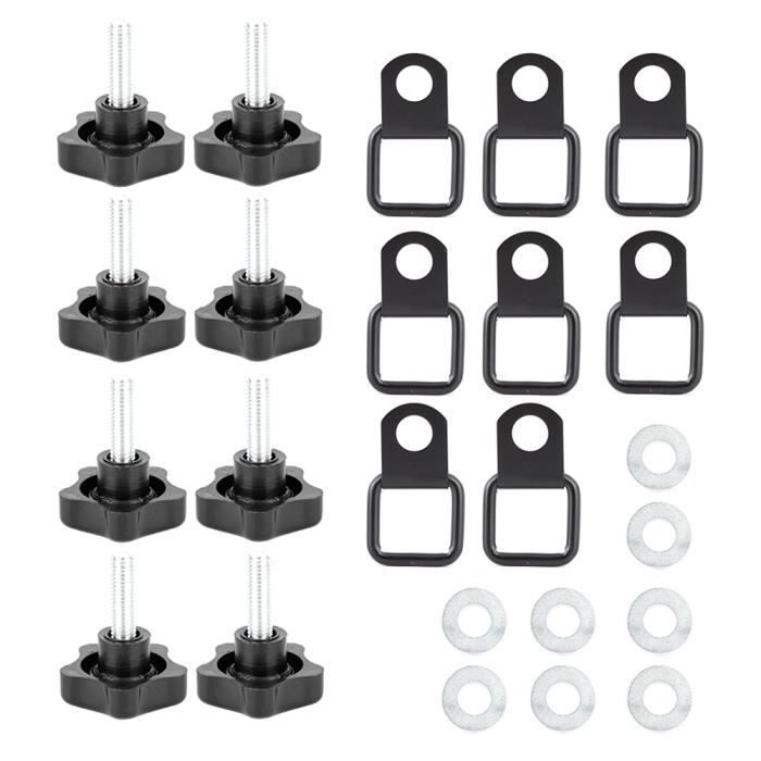Ashata Kit d'ancrage de toit de voiture pour JK JL 2007-2018 2 Portes ... Ashata Kit d'ancrage de toit de voiture pour JK JL 2007-2018 2 Portes ...