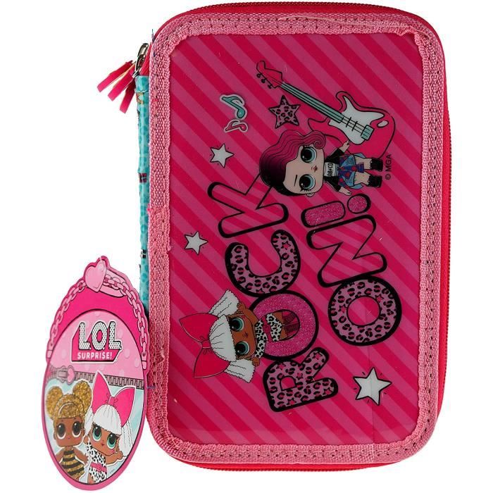 LOL Surprise Kids School Filled Pencil Case 62 Pieces[821] - Cdiscount ...