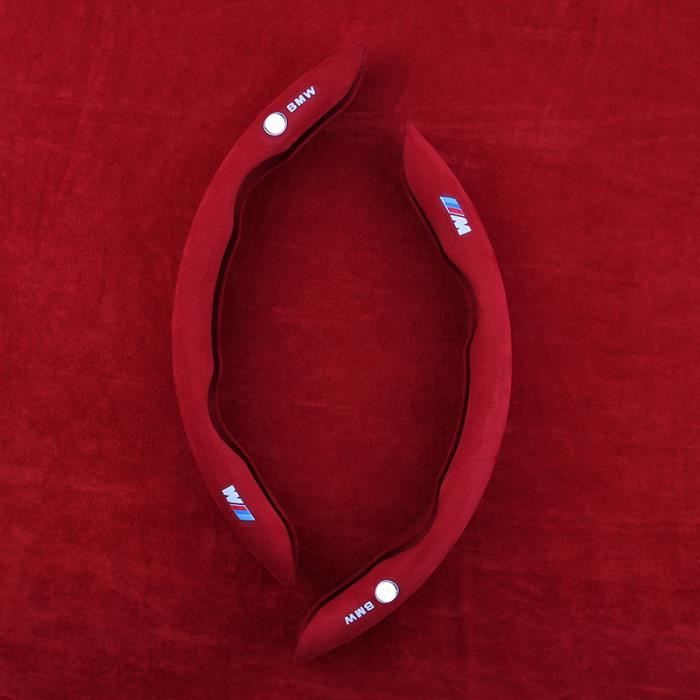 Red 2 Pc Avec Logo Juste De Volant Pour Bmw E46 E60 E90 E30 E36
