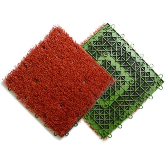 Dalles Gazon Artificiel Dalles De Gazon Artificiel Intérieur Et Extérieur, Meule De Foin De 3 Cm ...