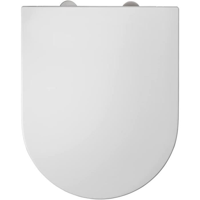 Allibert 822945 Abattant Wc Blanc Brillant 365cm X 36cm 45cm - Cdiscount Bricolage