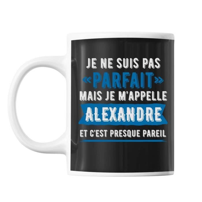 Mug - Personnalisé - Alexandre - Céramique - 325 ml - Résistant lave ...
