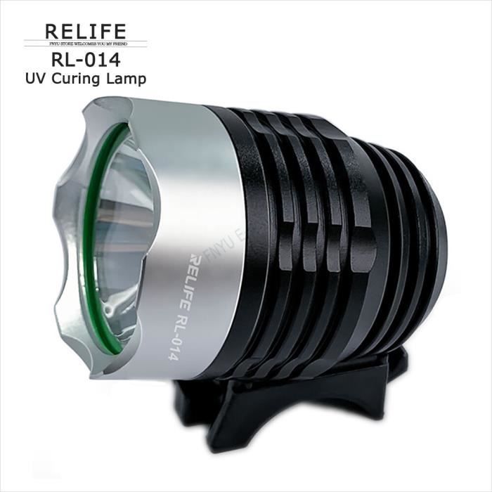 Lampe à polymérisation à colle UV - RELIFE - RL-014A - LED - Huile verte violette - Détection ...