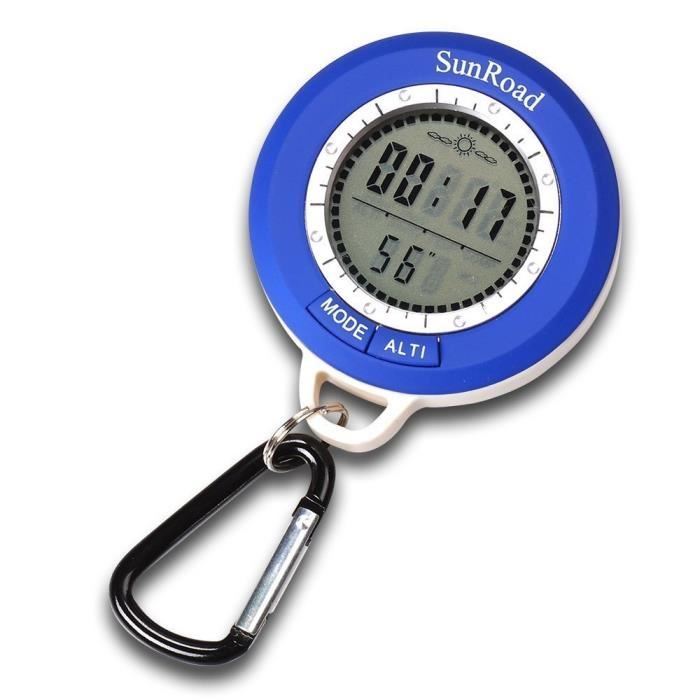 Pellor 6 en 1 numérique étanche LCD Compas Altimètre Baromètre ...