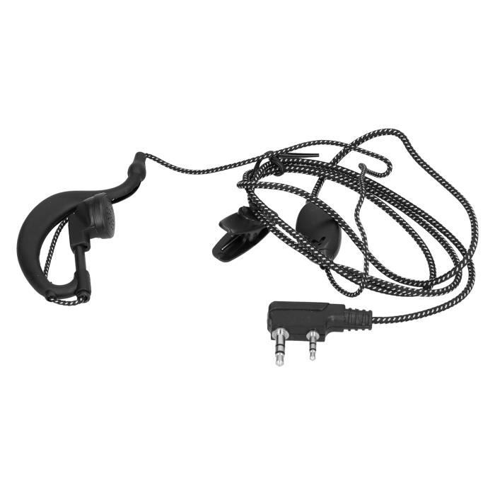 GOTOTOP écouteur Radio 2 voies Écouteur talkie-walkie avec bouchon d ...