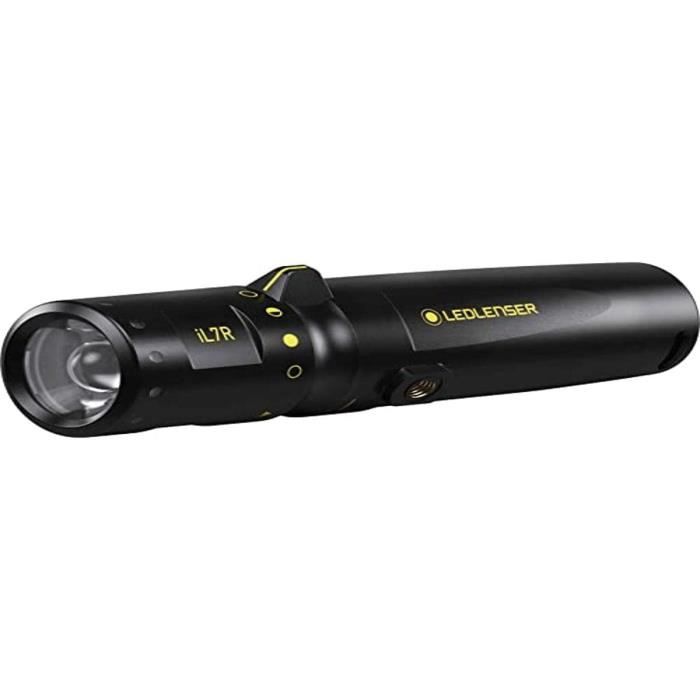 Lampe torche - LED LENSER - iL7R - Rechargeable USB - Portée 400m ...