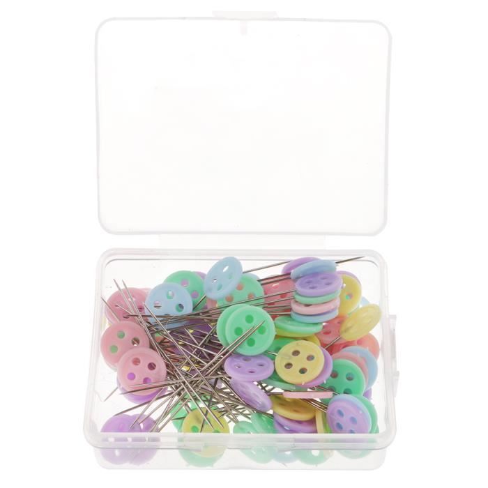 Lot de 100 épingles de couture en métal pour patchwork et courtepointe - MAGIDEAL - Cdiscount ...