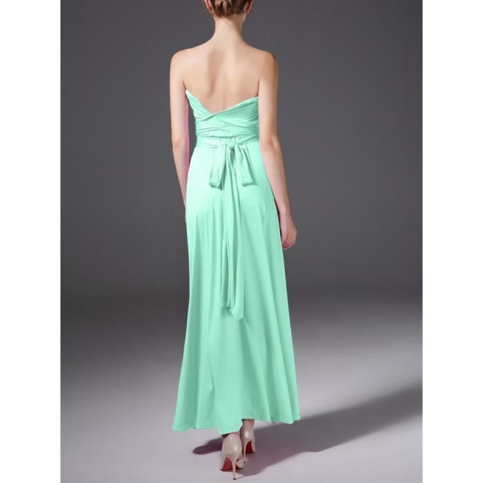 Robe,Robe Infinity Longue de Style Bohème pour Demoiselle d'Honneur ...