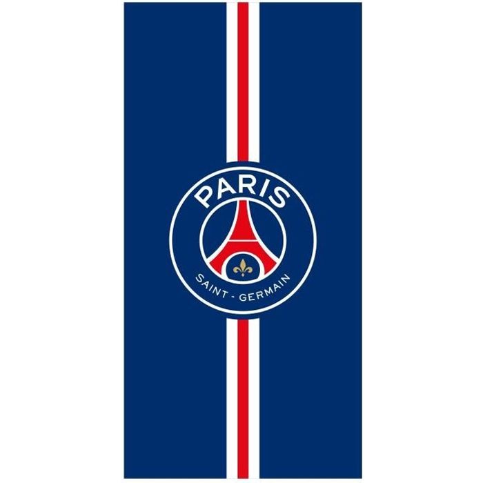 Serviette de bain - PARIS SAINT GERMAIN - PSG Hechter - 75x150 cm - 100 ...