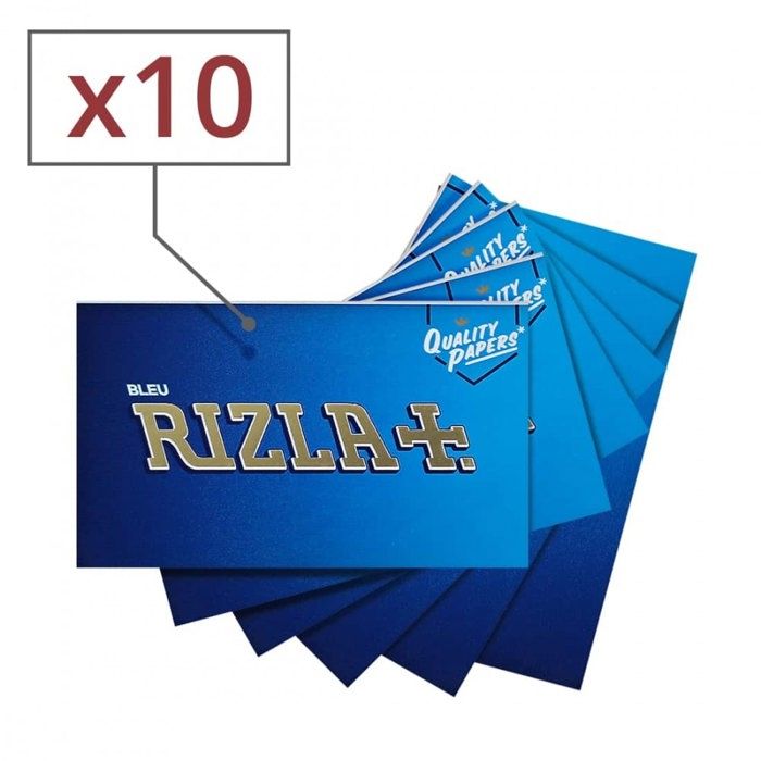 Papier à rouler rizla bleu x10 - Cdiscount Au quotidien