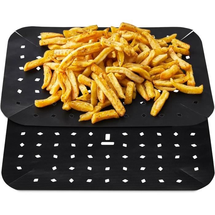 Tliner6 Lot De 2 Doublures Rectangulaires À Double Panier Pour Friteuse ...