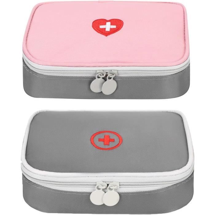 2 Pièces Trousse De Premier Secours Vide Sac Trois Couches Trousse Secours Portable Kit Sac D ...