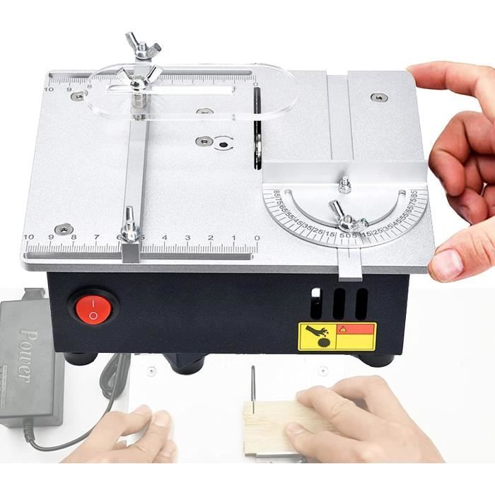 Scie Table Portable,Mini Scie Circulaire sur Table avec Tuyau D ...