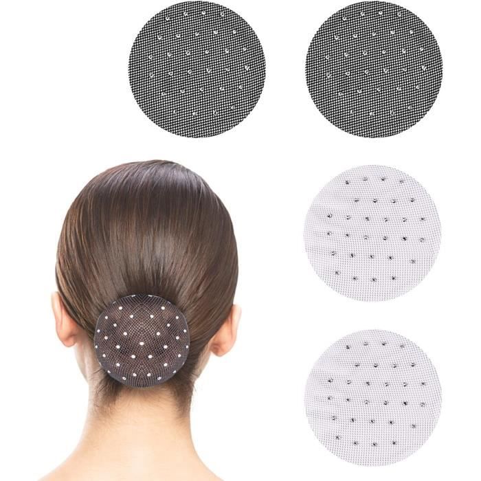 YHZMY Lot de 4 filets à chignons pour enfants - Filet élastique à ...